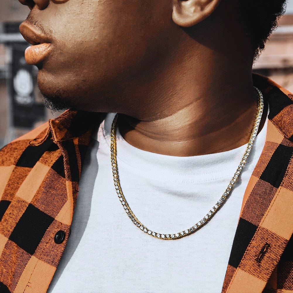Iced Out Wholesale Tennis Choker Chain - KRKC Wholesale